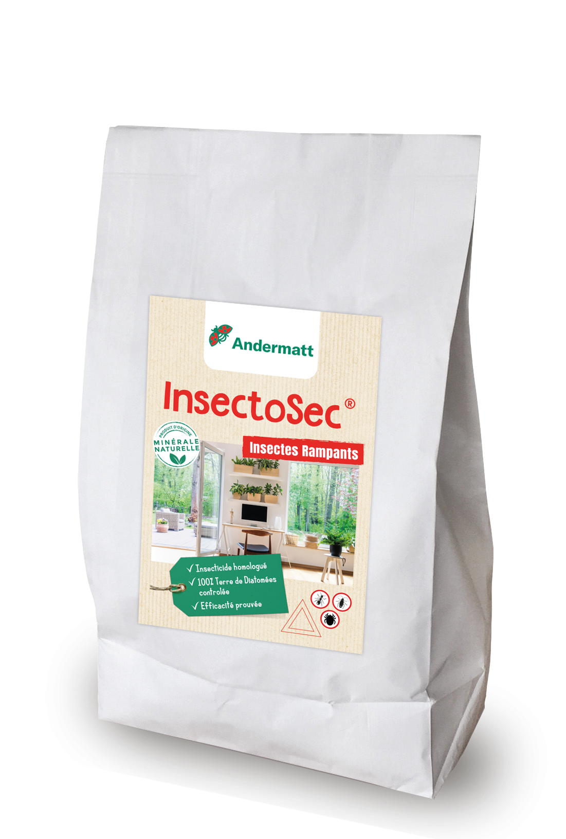 Insectosec - terre de diatomées pour lutter contre insectes rampants